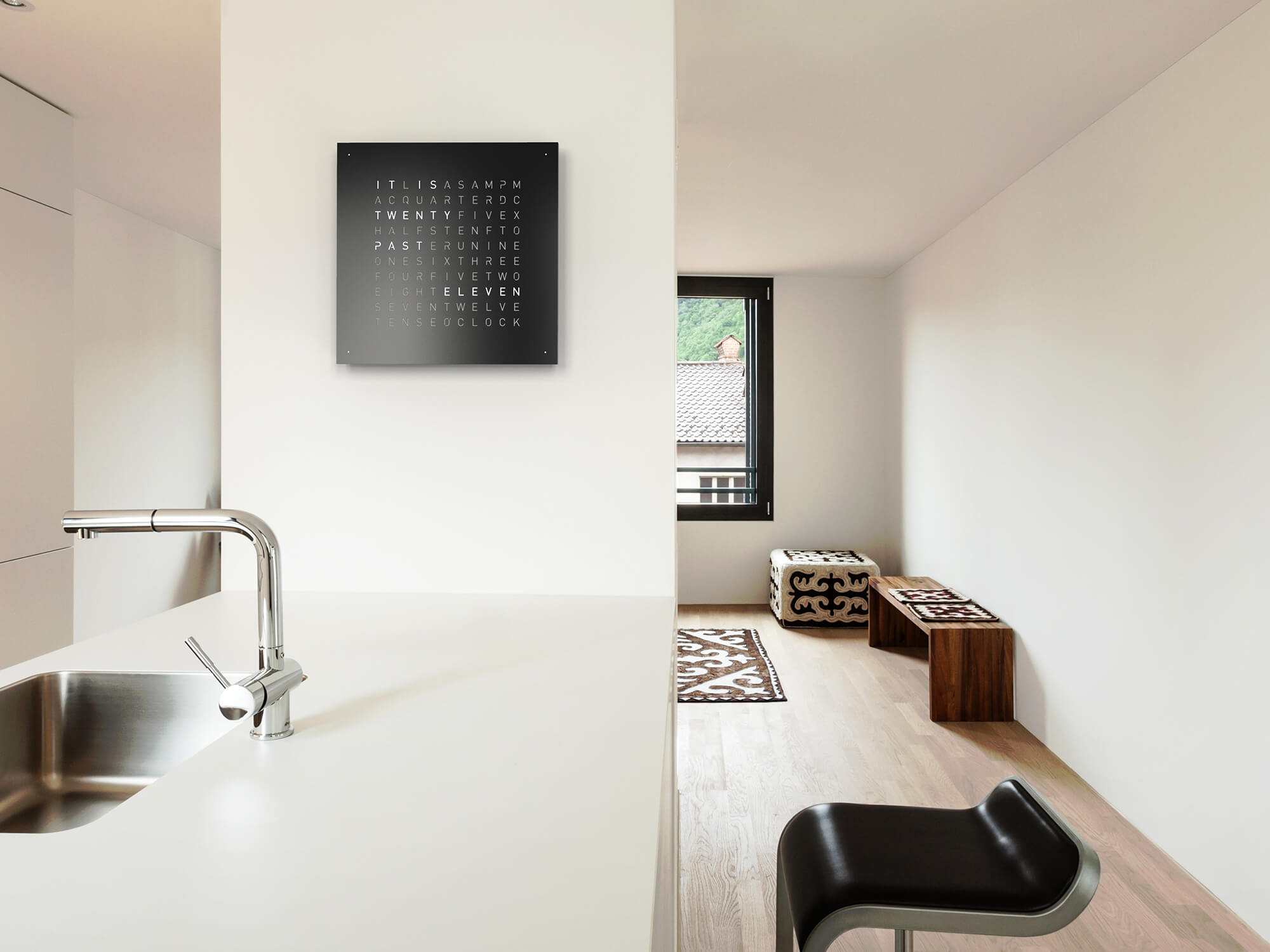 QLOCKTWO EARTH 45 BLACK PEPPER - CLASSIC | QLOCKTWO